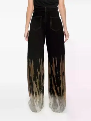 Rick Owens Wide Leg Jeans