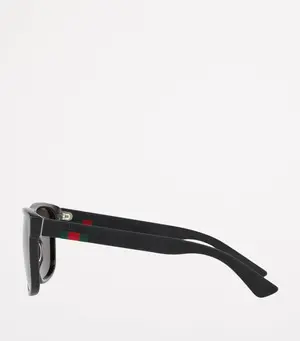 Gucci Rectangle Sunglasses - Black