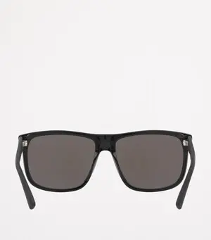Gucci Rectangle Sunglasses - Black