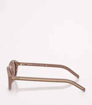 Prada Acetate Pr B15s Sunglasses - Brown