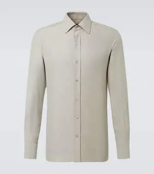 TOM FORD Cotton Shirt - Grey