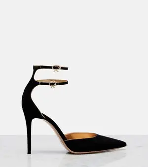 GIANVITO ROSSI Ivette Suede Pumps