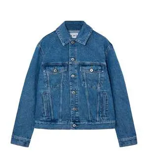 Loewe Anagram Denim Jacket - Blue