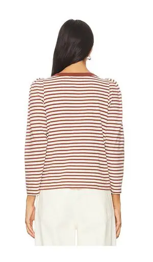 NATION LOS ANGELES Amelie Envelope Neck Top