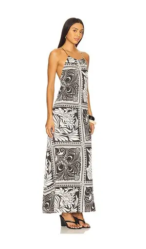 SEVEN WONDERS Chantelle Halter Maxi Dress