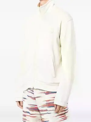 MARANT Embroidered High-neck Jacket - White