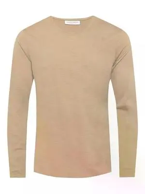 Orlebar Brown Ob-t Long-sleeve Merino-wool T-shirt - Brown