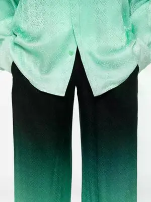 Casablanca Gradient Ping Pong Jacquard Silk Trousers