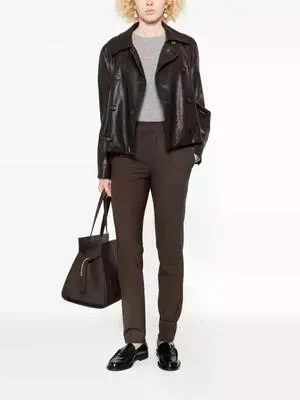 Brunello Cucinelli Tapered Wool Trousers