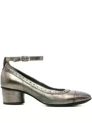 KUDETA 45mm Ankle Strap Pumps - Grey