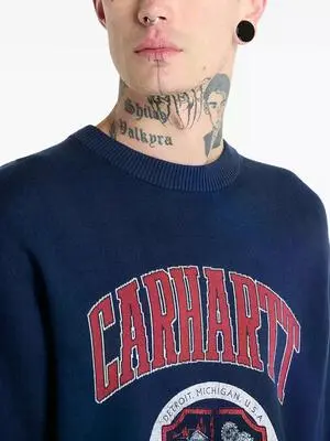 Carhartt Work In Progress College Logo Sweater