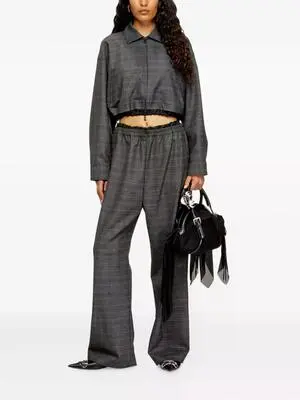 DIESEL® Checked Cropped Jacket