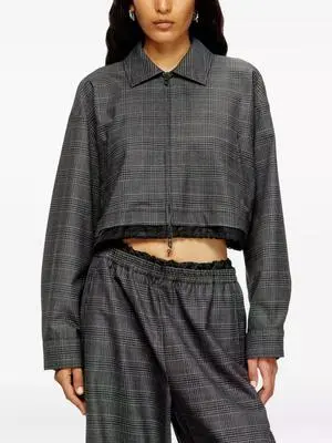 DIESEL® Checked Cropped Jacket