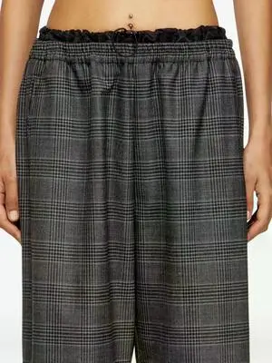 DIESEL® Checked Straight Trousers