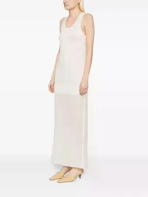 TOTEME Crinkled Scoop Neck Maxi Dress