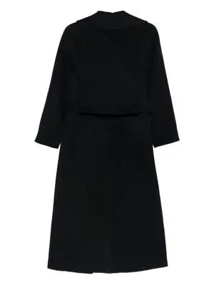 PALTO' Paola Belted Wrap Coat - Blue