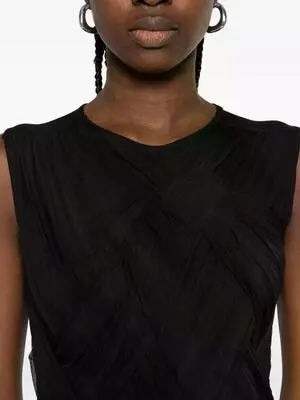 ATU BODY COUTURE Cross-panel Pleated Maxi Dress