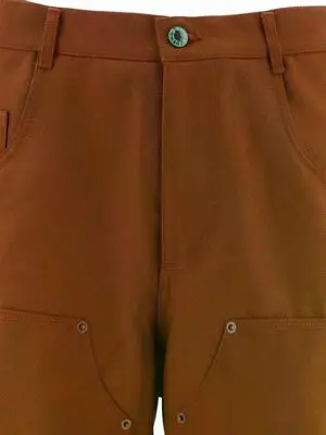 BRAIN DEAD Wool-blend Trousers With Rivet Detailing