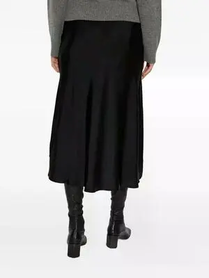 SAMSOE SAMSOE Bias-cut Satin Midi Skirt