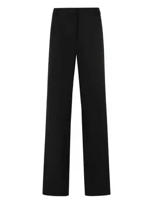 Federica Tosi Pocket Straight Trousers - Black