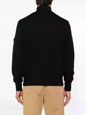 Paul & Shark Quilted Wool-panel Zip-up Jacket