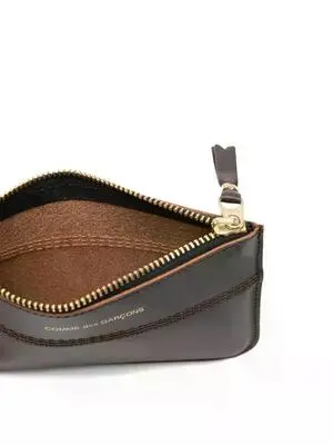 Comme Des Garçons Zip-fastening Leather Wallet
