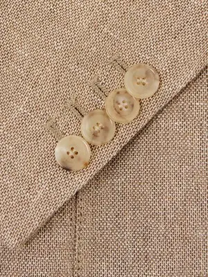 Loro Piana Double-breasted Linen Blazer