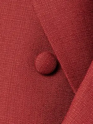 Adam Lippes Double-breasted Canvas Blazer