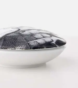 FORNASETTI Tema E Variazioni Porcelain Container - Multicoloured