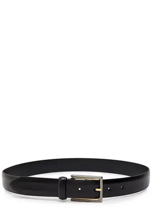 Anderson's Glossed Leather Belt - Black