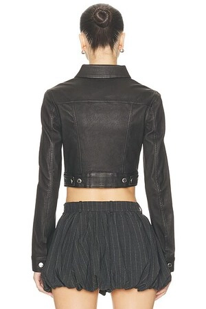 Alexander Wang Shrunken Trucker Jacket
