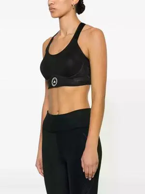 Adidas By Stella McCartney Logo-patch Racerback Sports Bra