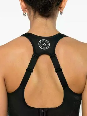 Adidas By Stella McCartney Logo-patch Racerback Sports Bra