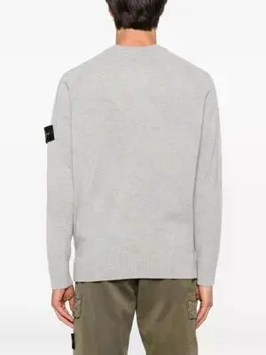Stone Island Wool Sweater - Grey
