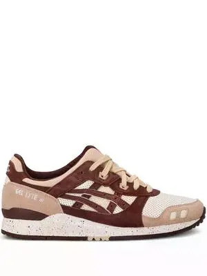 Asics Gel-lyte Iii Og Panelled Leather And Mesh Sneakers - Red