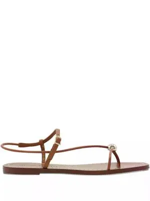 LOEFFLER RANDALL Lara Leather Sandals - Brown