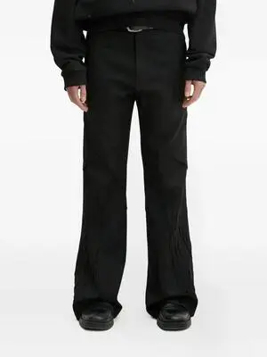 HELIOT EMIL Pleated Panel Tailored Trousers