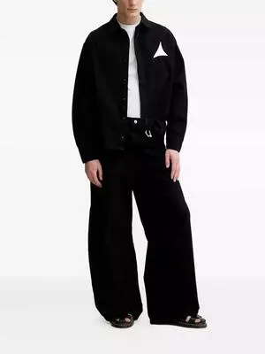 HELIOT EMIL Triangle-detail Shirt Jacket