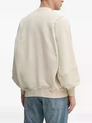 HELIOT EMIL Panelled Crew-neck Sweatshirt