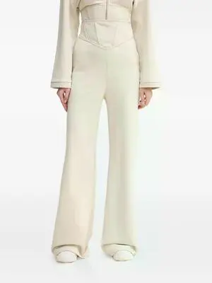 PINKO Corset Waist Wide Leg Trousers