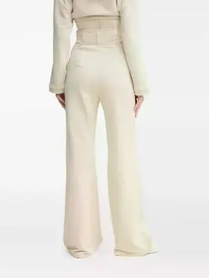 Pinko Corset Waist Wide Leg Trousers
