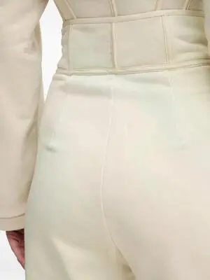 Pinko Corset Waist Wide Leg Trousers