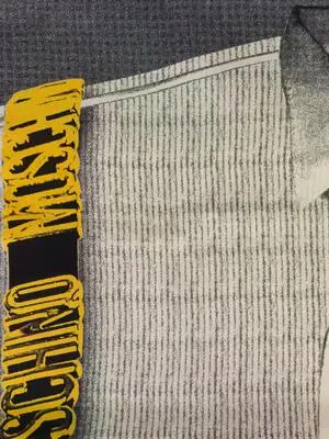 Moschino Shirt-print Silk Scarf - White