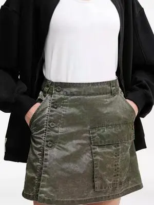 Alpha Industries Logo-detail Cargo Skirt - Green