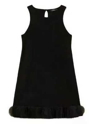 TWINSET Sleeveless Tulle-trimmed Mini Dress