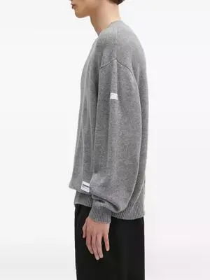 NEIGHBORHOOD Logo-patch Crew-neck Sweater
