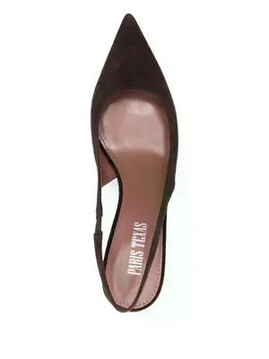 Paris Texas 75mm Slingback Pointed-toe Sandals