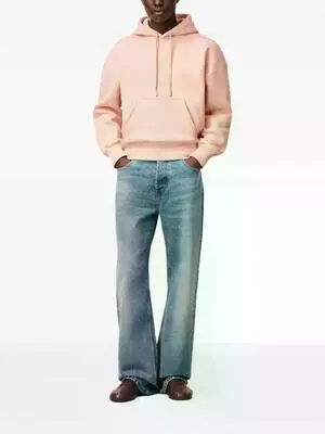 AMI Paris De Coeur Cotton Hoodie - Pink