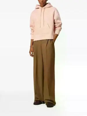 AMI Paris De Coeur Cotton Hoodie - Pink