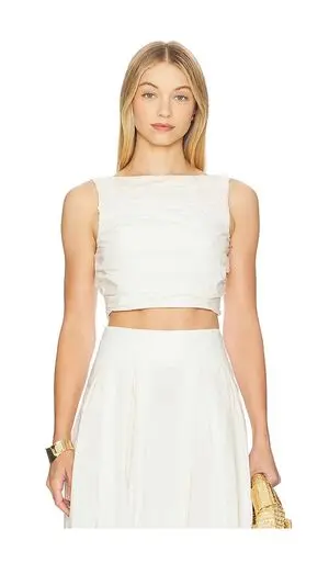 CAMILA COELHO Maisy Top - Ivory